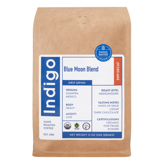 Indigo Coffee—Blue Moon Blend – Swiss Water